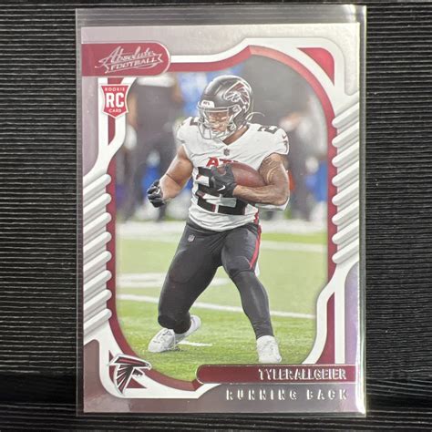 2022 Panini Absolute Tyler Allgeier Rookie Card Rc 198 Falcons Base Ebay