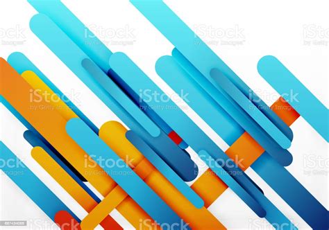 잘라 3d 종이 색 직선 추상적인 배경 0명에 대한 스톡 벡터 아트 및 기타 이미지 0명 3차원 형태 개념 Istock