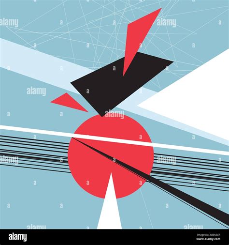 Abstract Multi Colored Background Of Geometric Objects An Example Of An Unusual Abstraction