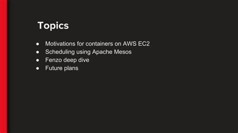 Netflix Container Scheduling Talk At Stanford Final Ppt