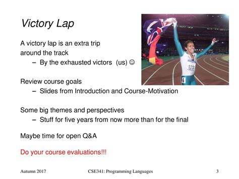 cse341 programming languages lecture 26 course victory lap ppt download