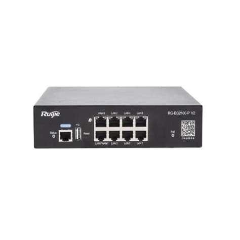 Prosecurity • Gateway Router Ruijie 8 Puertos Gigabit Cloud Managed