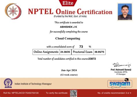 Abhishek J K On Linkedin Nptel Cloudcomputing