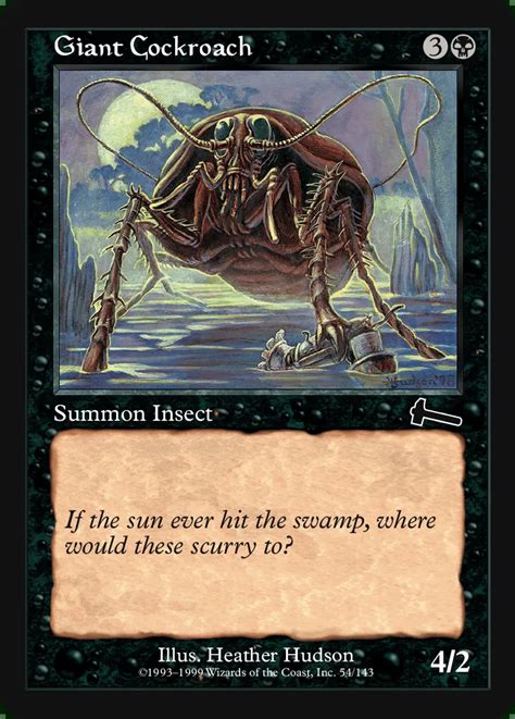 Giant Cockroach Urzas Legacy Magic The Gathering