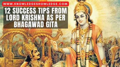 12 Success Tips From Lord Krishna As Per Bhagawad Gita Ks3