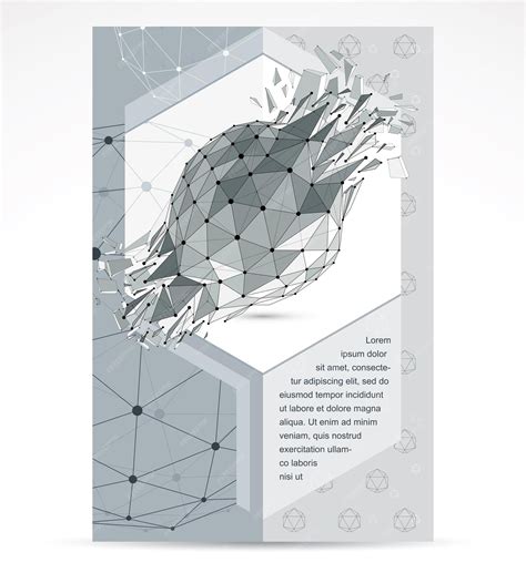 Premium Vector Computer Technologies Creative Advertisement Brochure