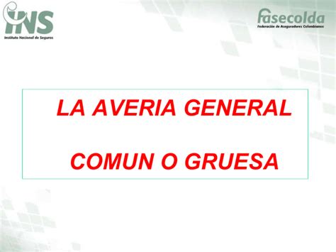 Averia General