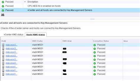 Virtual Admin VSAN Encryption Implementation Monitoring