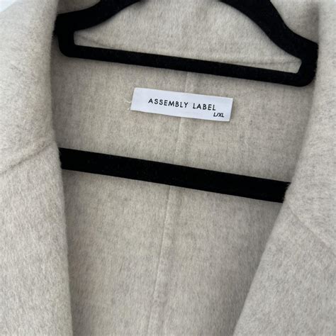 Assembly Label Coat Depop