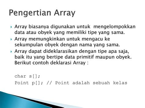 Array Ppt Download
