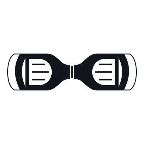 Hoverboard Gyro Pod Top View Icon Simple Style 15015126 Vector Art At