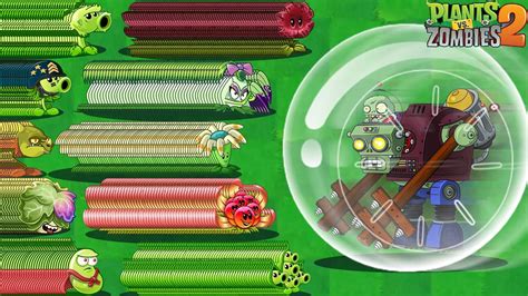Pvz 2 Challenge 50 Plant Max Level Power Up Vs Gargantuar Prime