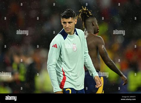 Alvaro Morata Spain During The Uefa Euro Germany 2024 Match Between