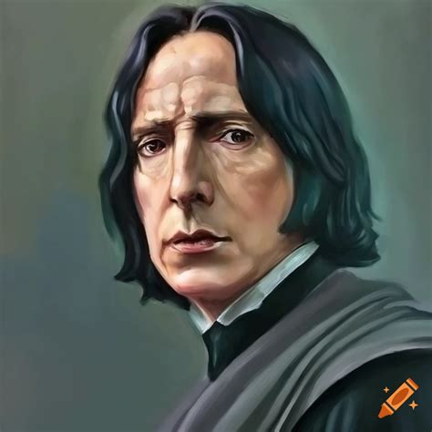 Portrait Of Young Severus Snape From Harry Potter On Craiyon