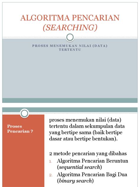 algoritma pencarian searching
