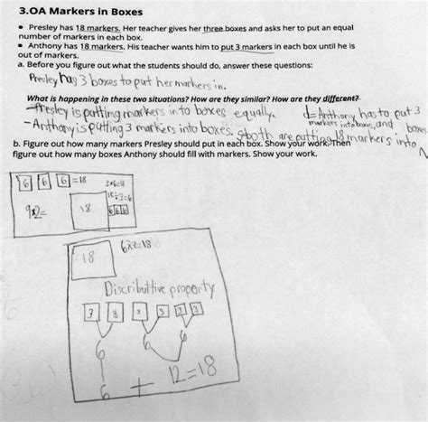 3rd Grade Math Assignment Tntp