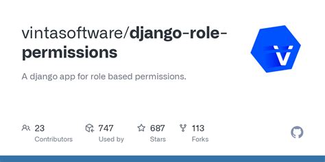 Github Vintasoftwaredjango Role Permissions A Django App For Role