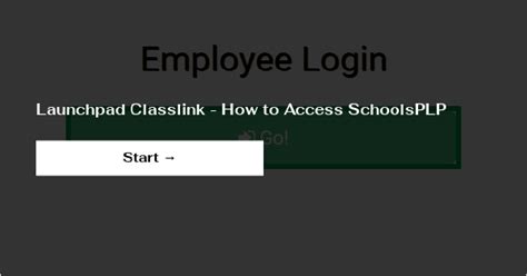 Launchpad Classlink How To Access Schoolsplp