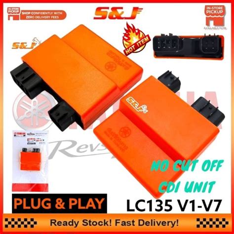 Yamaha Lc135 135lc V1 V2 V3 V4 V5 V6 V7 No Cut Off Racing Cdi Unit Assy