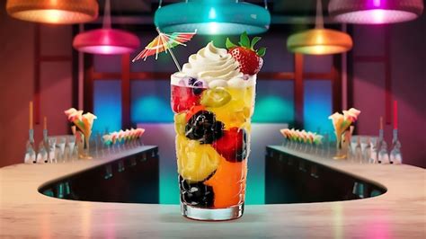 Premium Photo Fruit Mocktail In The Bar Non Alcoholic Party