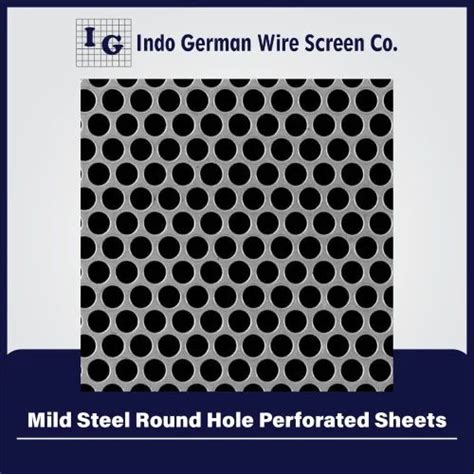 Mild Steel Round Hole Perforated Sheets At Best Price In Mumbai ID