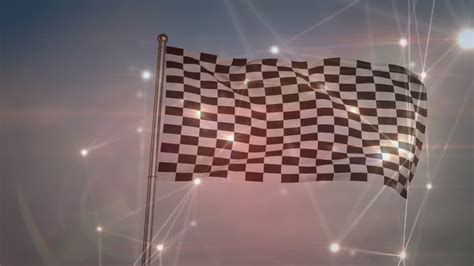 Animation Of Network Of Connections Over Boot Flag Premium Stock Video Footage