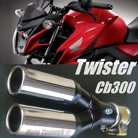 Escapamento Esportivo Ponteira Nova Twister Cb300 Cbr250r R 279 96