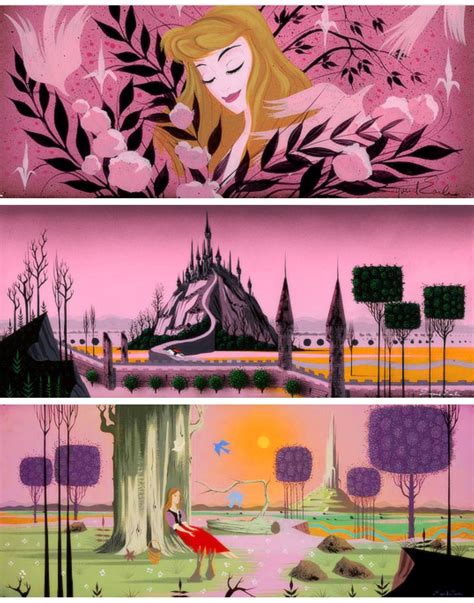 Eyvind Earle Concept Art For Walt Disneys Sleeping Beauty” 1959