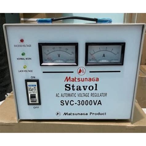 Jual Stabilizer Matsunaga Stavol 3000 Va Servo Motor Shopee Indonesia