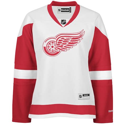 Reebok Detroit Red Wings Womens White Premier Road Jersey