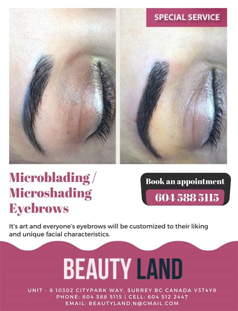 Microblading And Microshading Eyebrows Beauty Land