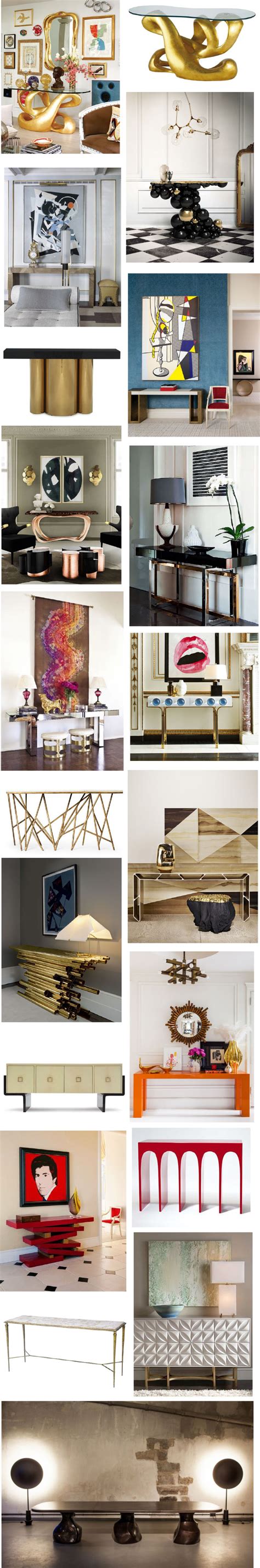 Design Dispatch The Console Table Madison Modern Blog