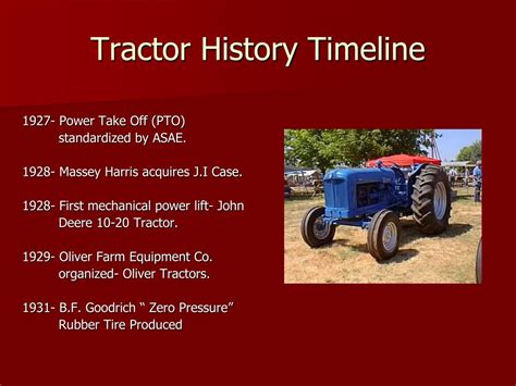 Tractor History Timeline At Alexandra Donohoe Blog