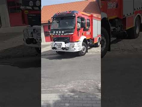 Wyjazd Alarmowy Gba Volvo Osp Cieszk W Do Owad W B Onkoskrzyd Ych Youtube