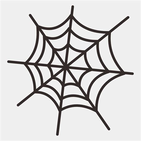 Icon Spiderweb Icon In Line Style Suitable For Prints Poster Flyers Party Decoration