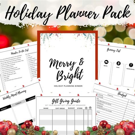 Free Printables From Clutterbug Cleaning Decluttering Organizing Holiday Planner Holiday Free Printables From Clutterbug Cleaning Decluttering Organizing Holiday Planner Holiday