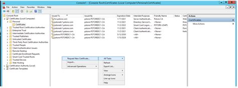 PowerStore Create SSL Certificate From Microsoft Certificate Authority