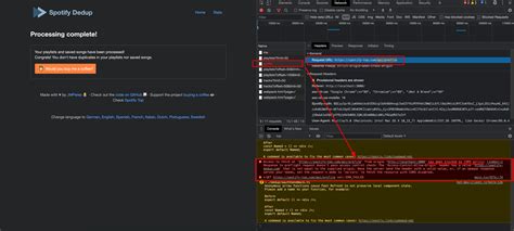 api profile call failed with cors error · issue 125 · jmperez spotify