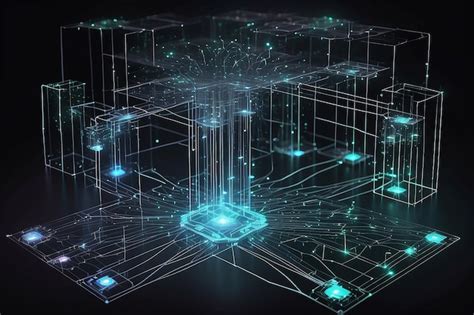 Premium Photo Blue Hues Of Connectivity Exploring Dynamic Networks
