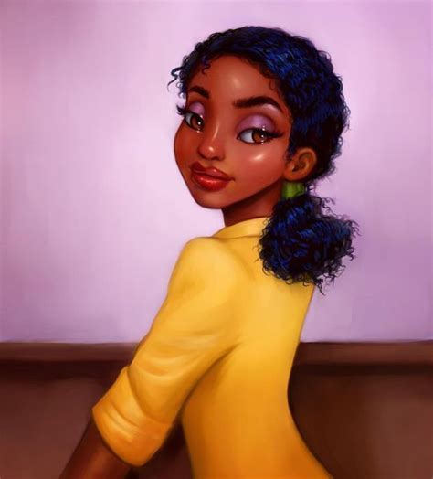 Tiana By Isabelle Staub Illustration Natural Hair Art Disney