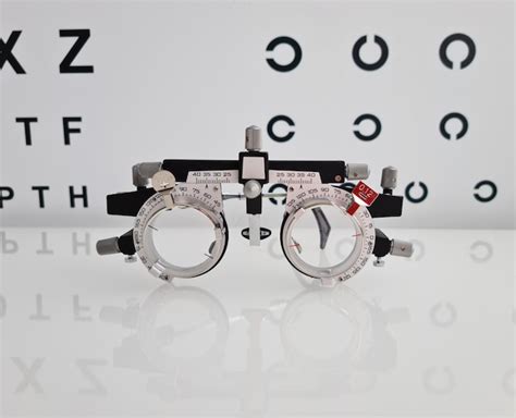 Premium Photo Glasses For Selection Of Lenses In Frame At Ophthalmologist