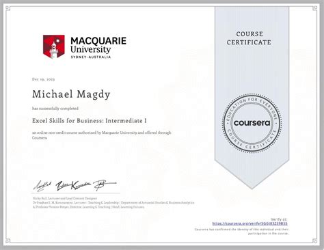 Course 2 Of 4 Im Thrilled To Announce That I Have Completed Excel