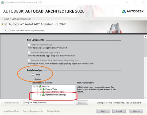 How To Migrate From A Previous Release Architecture 2020 Autodesk