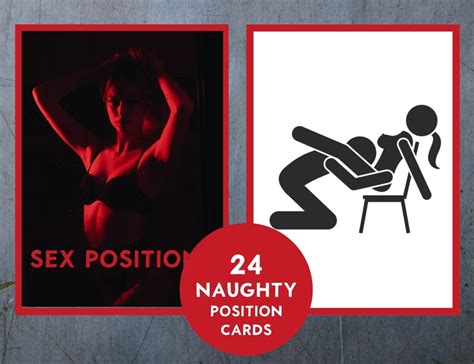 Sex Game 24 Sex Position Cards Printable Sexy Card Game Etsy