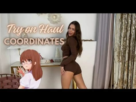 4k Brown Coordinates Try On Haul With Bella See Through 🥵