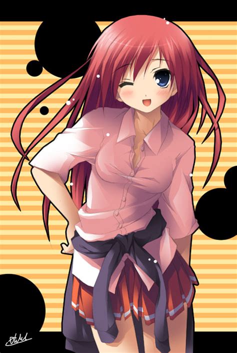 Kantoku Original 1girl Blue Eyes Blush Clothes Around Waist