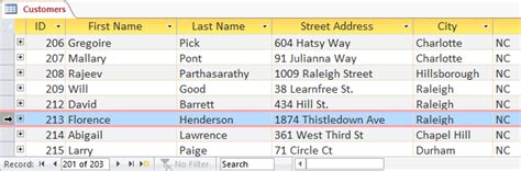 Access 2013 Working With Tables