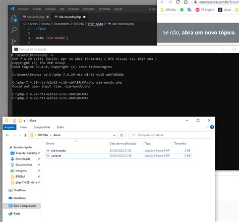 Não Consigo Executar Meu Arquivo No Prompt De Comando Vs Code Php