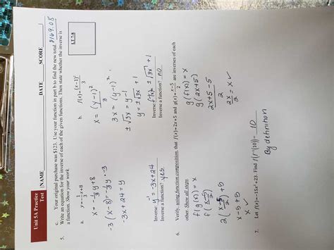 Cracking The Code Discovering Algebra Unit 1 Test Answers